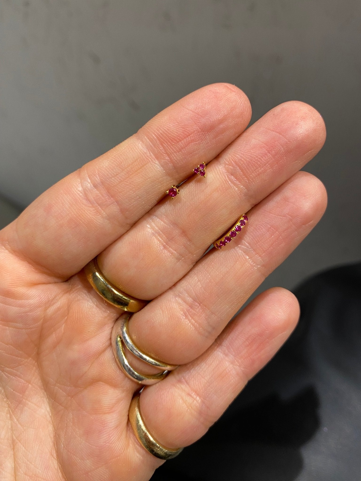 Everyday Ear Party Raspberry/Gold – Smoothie London